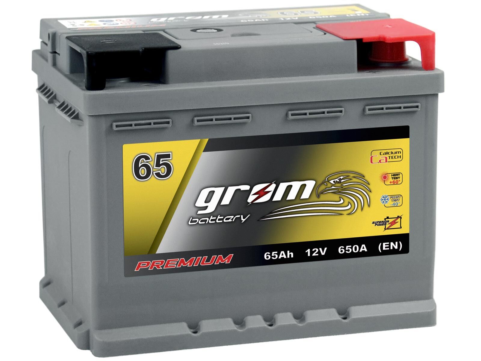 Akumulator GROM Premium 65Ah 650A EN DTR