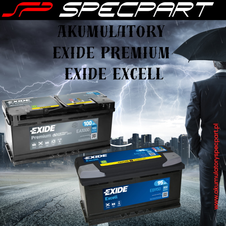 Akumulatory EXIDE PREMIUM EXIDE EXCELL - SPECPART akumulatory